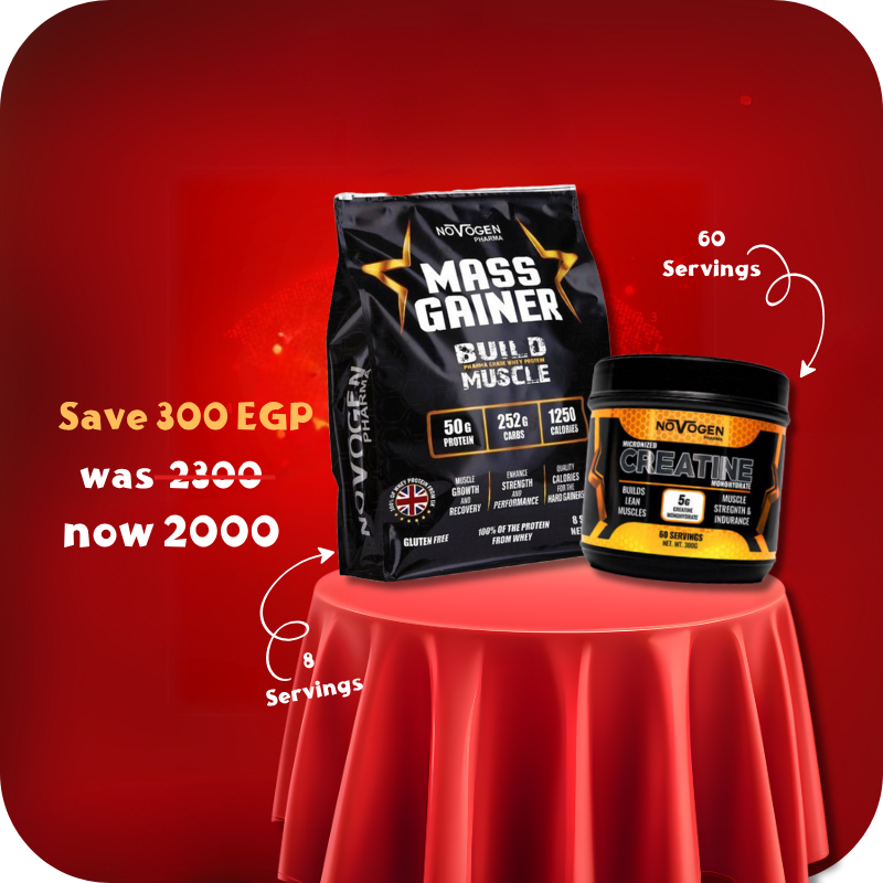Mass Gainer Novogen 8 serv+ Creatine Novogen 60 serv | The best ...