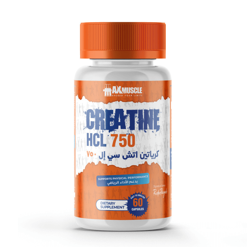 Max Muscle Creatine HCL 750mg 60 Capsules | The best nutritional ...